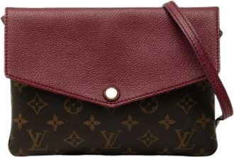 Louis Vuitton Sac bandouli&egrave;re Twinset Pre-owned - Femme - Pre-owned - Brun - Taille: ONE Size