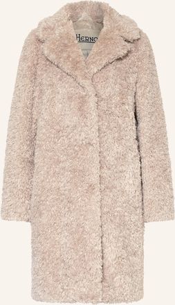 Herno Herno Teddyfell-Jacke beige