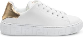 Versace Femme, Chaussures, Blanc, Taille: 37 EU Greca Low-top Baskets