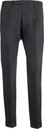 Michele Carbone Homme, Pantalons, Noir, Taille: W30 Pantalon Tailleur
