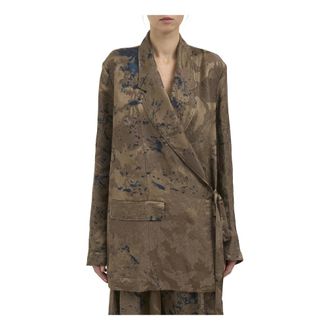Uma Wang UMA Wang - Khloe Jacket - Femme - Vestes - Brun - Taille: 40 FR