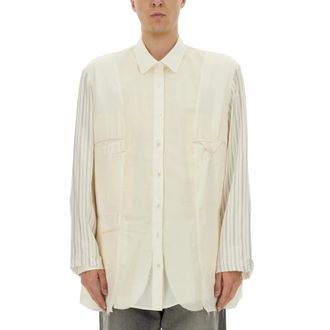 Maison Margiela Homme, Chemises, Beige, Taille: S Veste