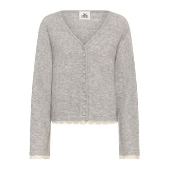 Karen by Simonsen Damen, Strickwaren, Grau, MGr&ouml;&szlig;e