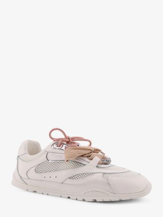 Pinko Womens Sneakers Yulia Mesh-Leather White Trainers Mesh/leather