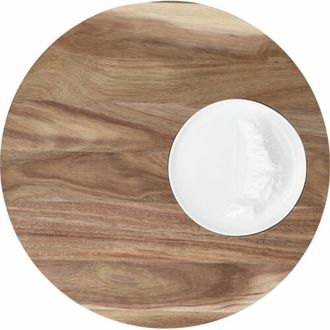 R&auml;der Tablett Kleines Tal - Akazienholz