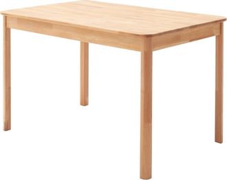 Naturoo home24 Esstisch Trino 120cm Braun Kernbuche