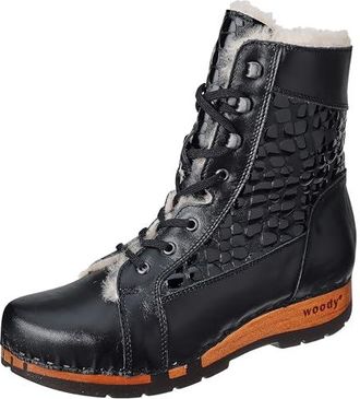 Woody Woody Femme Heike Bottine, Siyah, 41 EU