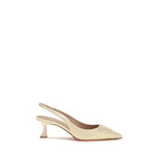 Santoni Femme, Chaussures, Beige, Taille: 36 1/2 EU Taylor Escarpins Slingback