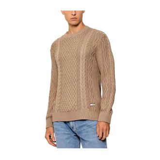 Tommy Hilfiger Rundhals-Strickware - - Knitwear - Herren - Beige - M