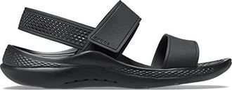 Crocs Femme LiteRide 360 Sandal W Sandales, Black, 42/43 EU