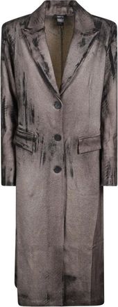 Avant Toi Femme, Manteaux, Brun, Taille: 36 FR Manteau crois&eacute;