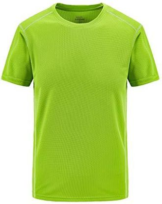 Generic MMOOVV Hommes &Eacute;t&eacute; D&eacute;contract&eacute; T-shirt dext&eacute;rieur Grande Taille Sport S&eacute;chage Rapide Hauts Respirants Hommes Chemise pour Costume, vert, XXXXXXXXL