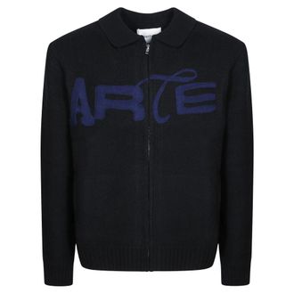 Arte Energy Cardigan - - Knitwear - Herren - Schwarzk - L