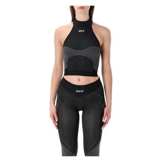 Off-white Femme, Tops, Noir, Taille: 40/42 FR Racing Active TOP