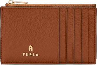 Furla Femme, Accessoires, Brun, Taille: ONE Size Camelia M Zipped Card Case