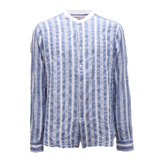 Tintoria Mattei Camicia Korean Shirt 1Re0 N01 4I Slim - - Shirts - Herren - Blau - XL