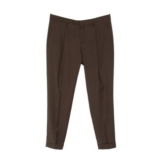 BRIGLIA 1949 Tiberios Plisehose - - Trousers - Herren - Braun - 4XL
