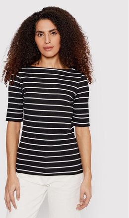 Lauren Ralph Lauren Bluse 200701085001 Schwarz Slim Fit