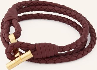 Tom Ford Lederarmband rot