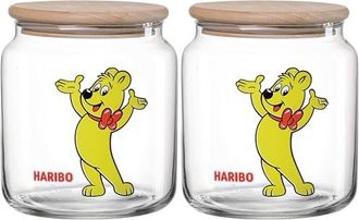 Ritzenhoff & Breker Dose HARIBO Hands Up | 1,1 Liter (Packung mit 2)
