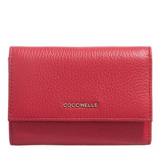 Coccinelle Portemonnaie - Metallic Soft - Gr. unisize - in Rot - für Damen