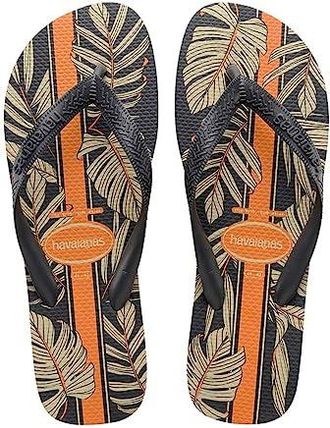 Havaianas Aloha, Tongs Confortables, Durables et Estivales, Semelle avec Motif de Feuilles, Semelle Antidérapante, Homme