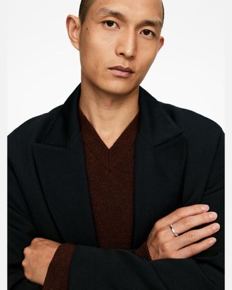 Arket Silberfarbener Ring -Grau