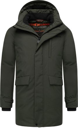 Stone Harbor Herren Winterjacke Emriis mit Fleecefutter & Kapuze