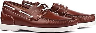Masaltos Chaussures réhaussantes pour Homme avec Semelle Augmentant la Taille jusquà 7cm. Fabriquées en Peau. Modèle Portonovo Marron 41