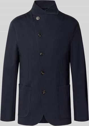 Emporio Armani Regular Fit Jacke aus Modal-Baumwoll-Mix mit Woll-Anteil