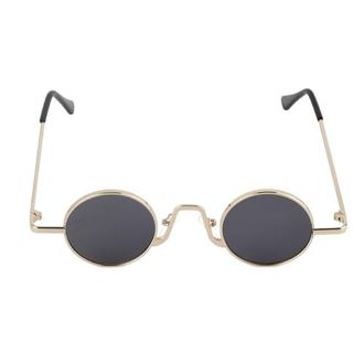 ZJchao Lunettes de Soleil &agrave; Bords Ronds en R&eacute;sine M&eacute;tallique, Protection, Accessoires de Mode pour les Activit&eacute;s de Plein Air, V&ecirc;tements de F&ecirc;te, Taille Libr