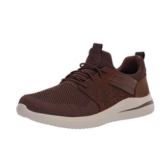 Skechers Herren Delson 3.0 Cicada Sneaker, CDB, 44 EU Weit