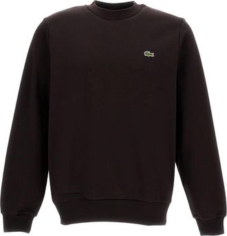 Lacoste Homme, Sweatshirts et sweats &agrave; capuche, Brun, Taille: L SweaT-shirt ras du cou