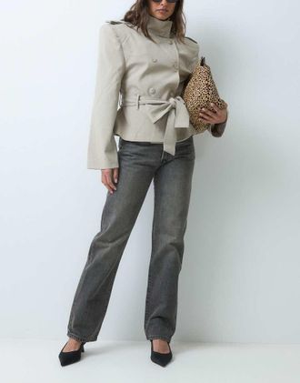 Levi's 501 90er-Jahre Selvedge-Jeans in verwaschenem Grau