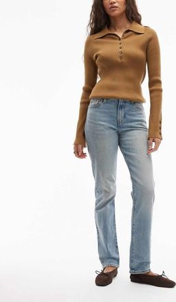 Levi's Wedgie - Schmal geschnittene Jeans in Mittelblau