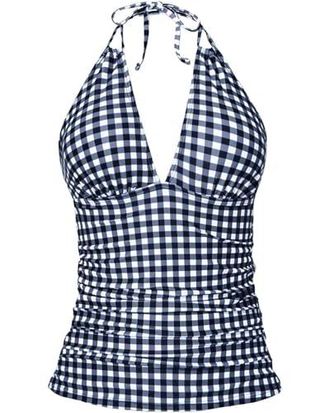 Generic Bikini Sexy Femme Maillot de Bain Maillot de Bain Taille Haute Plus-Size, Set Deux Pi&egrave;ces pour Plage et Vacances d&Eacute;t&eacute;