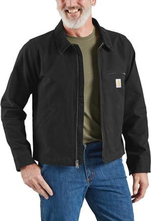 Carhartt Work in Progress Rugged Flex Veste en canard Detroit pour homme Coupe décontractée, noir, XX-Large