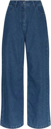 Moss Copenhagen Weite Jeans - - Jeans - Damen - Blau - L