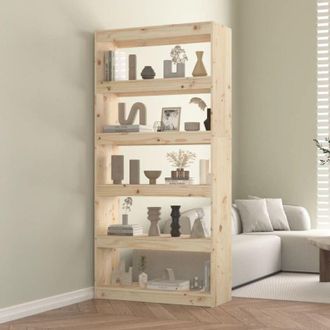 vidaXL B&uuml;cherregal/Raumteiler 80x30x167,4 cm Massivholz Kiefer - Vidaxl