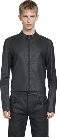 Gucci Coated Stretch Cotton Denim Jacket