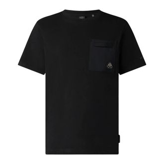 Moose Knuckles Dalon T-Shirt - - Tops - Herren - Schwarzk - S
