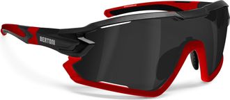 Bertoni Fahrradbrille Sport Sonnenbrille Radbrille MTB mit Sehstärke für Brillenträger mod. QUASAR
