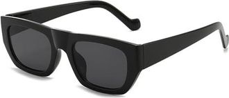 Generic Lunettes De Soleil Carr&eacute;es &Agrave; Petite Monture For Hommes, For Femmes, Vacances En Plein Air(Black)