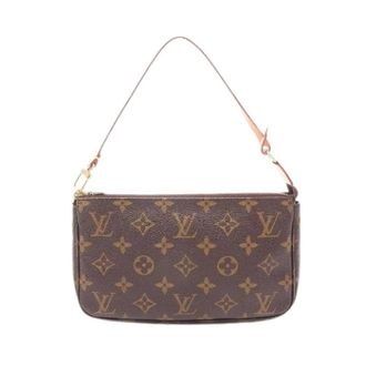 Louis Vuitton Pochette Accessoires Monogram Pre-owned - Femme - Pre-owned - Brun - Taille: ONE Size