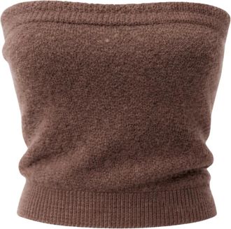 Americandreams Americandreams, Femme, Tops, Brun, Taille: 40 FR Tessi Bandeau Alpaca Top