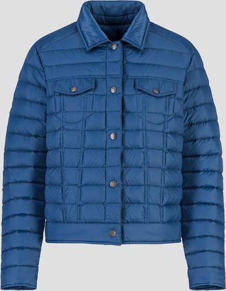 Jott Doudoune courte esprit denim Bleu jeans Elise - Taille XXL