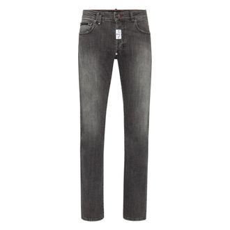 Philipp Plein Homme, Jeans, Gris, Taille: W28 Straight Supreme Jeans