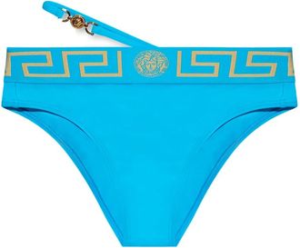 Versace Femme, Sous-v&ecirc;tements, Bleu, Taille: 40 FR Bas de Bikini