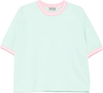 Essentiel Femme, Tops, Vert, Taille: 38 FR Jefinitely Contrast Pullover