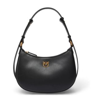 Pinko Pinko, Femme, Sacs, Noir, Taille: ONE Size Half Moon Mini Bag